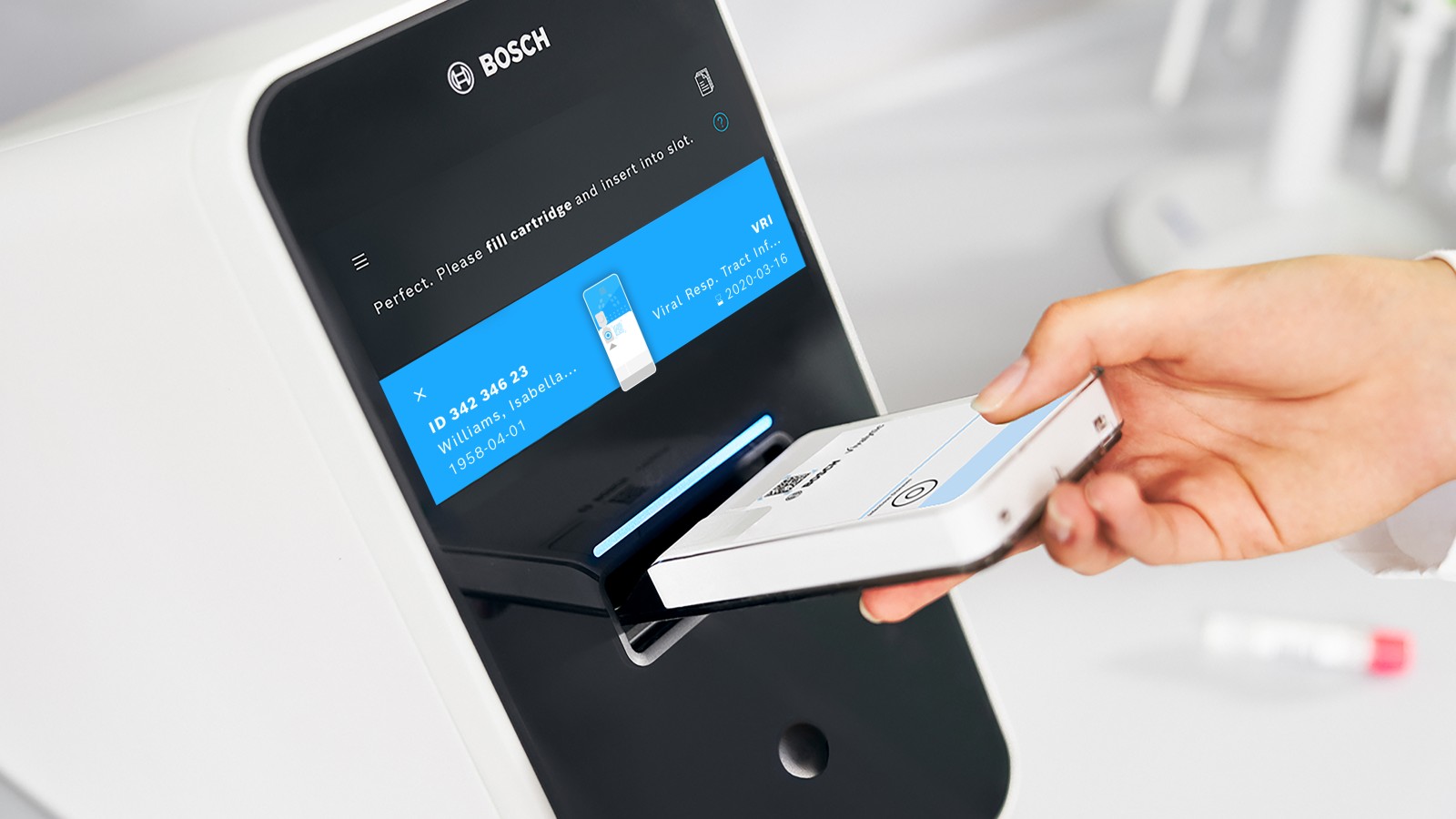 Bosch phát triển bộ xét nghiệm nhanh góp phần phòng chống Covid-19