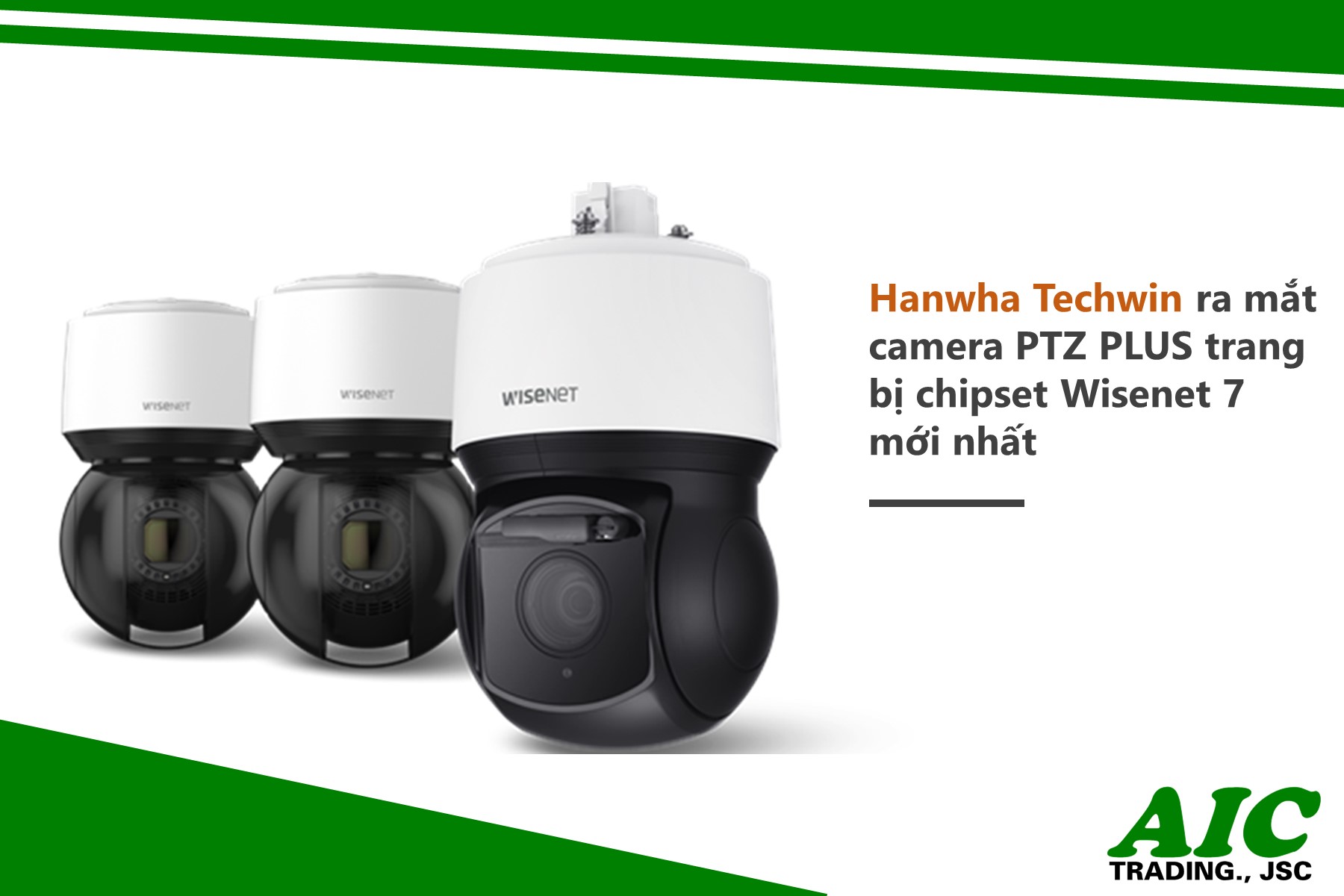 Hanwha Techwin ra mắt camera PTZ PLUS thuộc dòng Wisenet X
